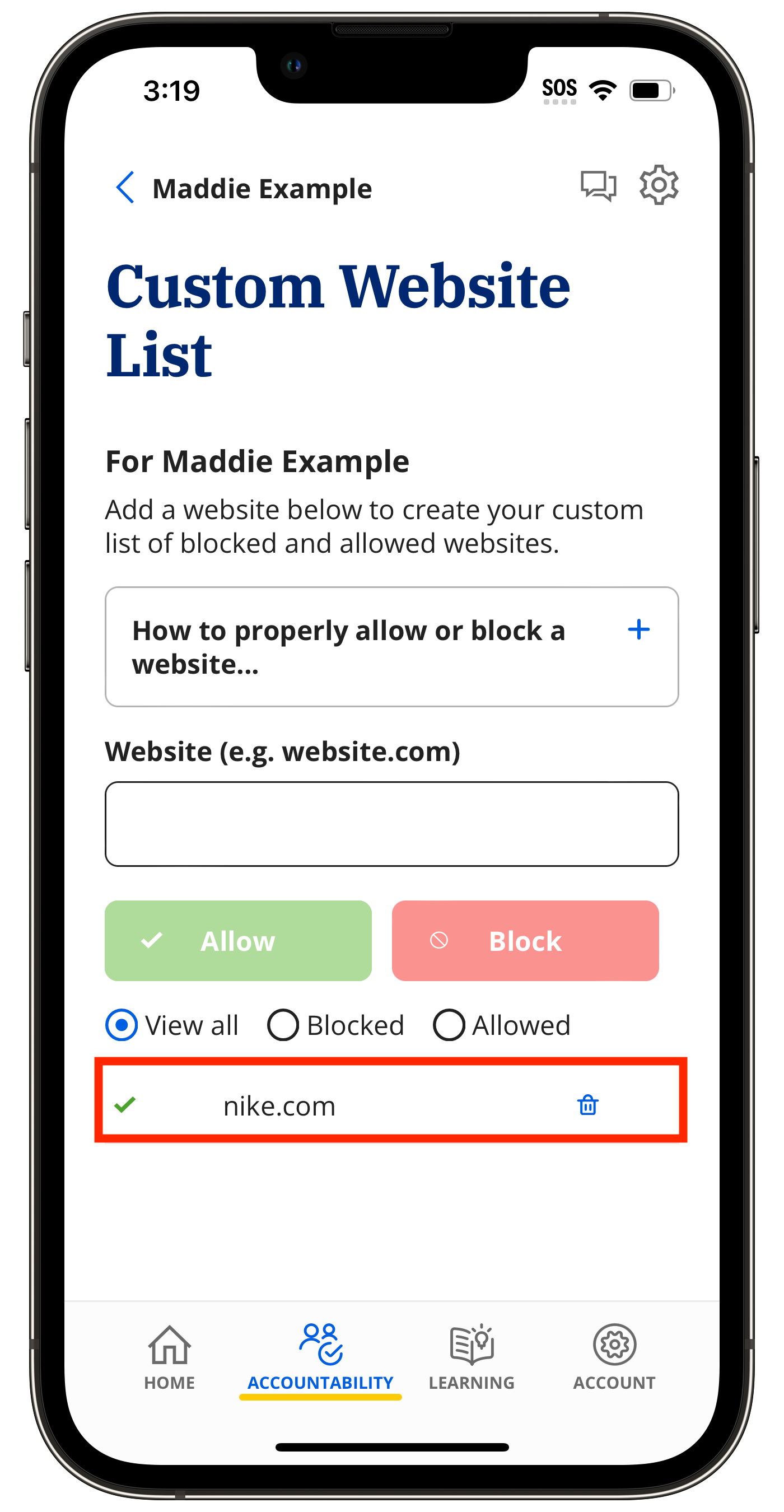 How do I remove a website from the Custom Website List? – Covenant Eyes ...