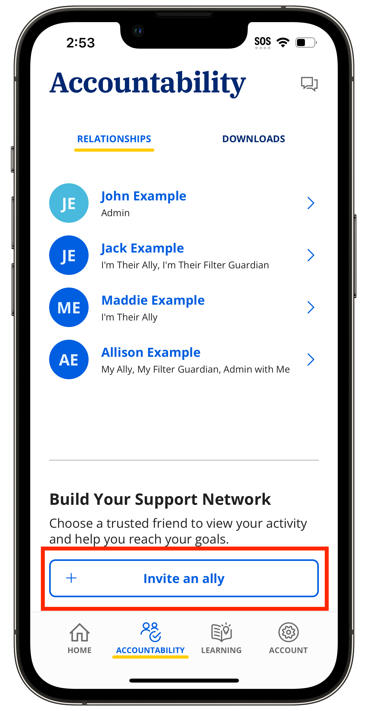 How do I add an ally? – Covenant Eyes Service Center