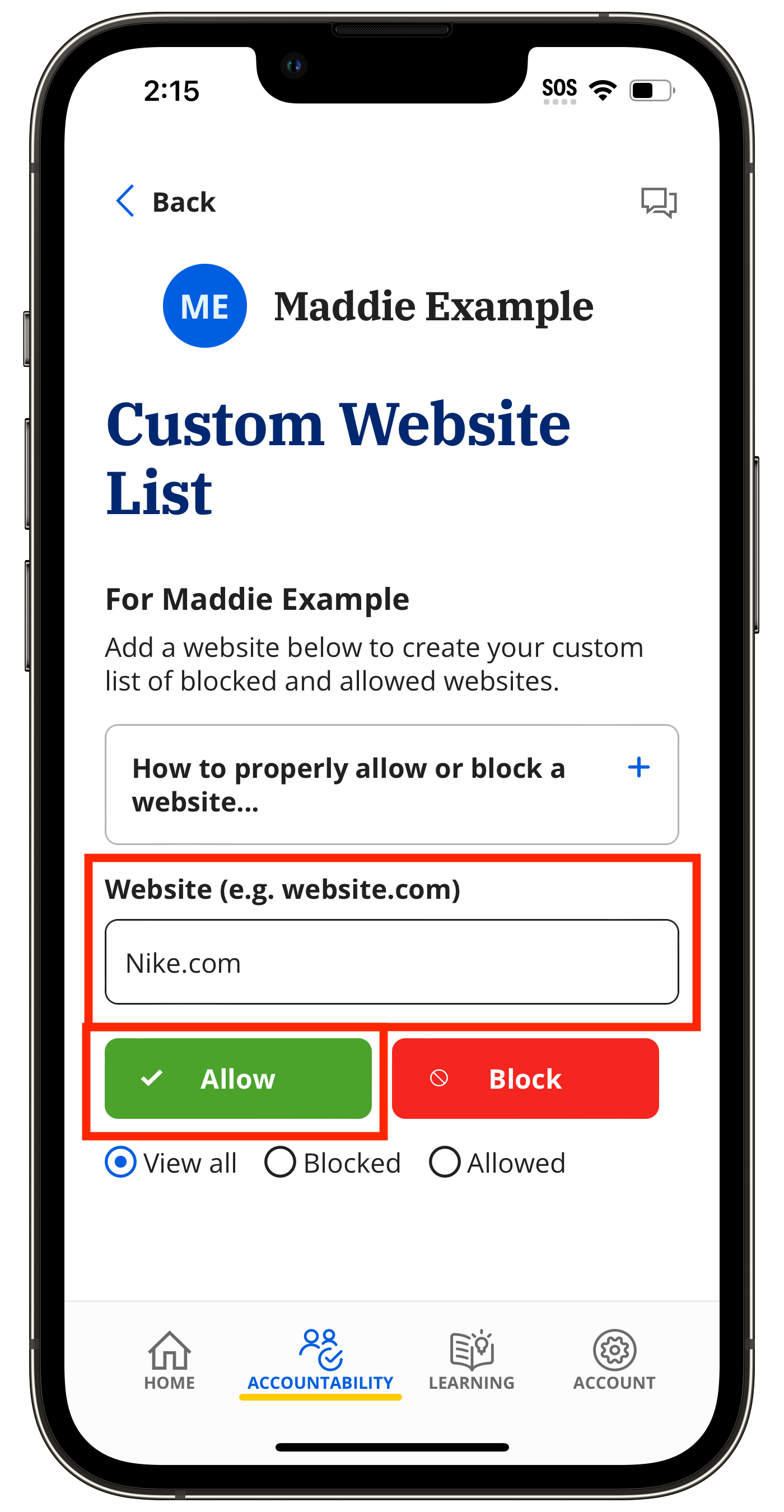 How do I allow a website with the Custom Website List? – Covenant Eyes ...