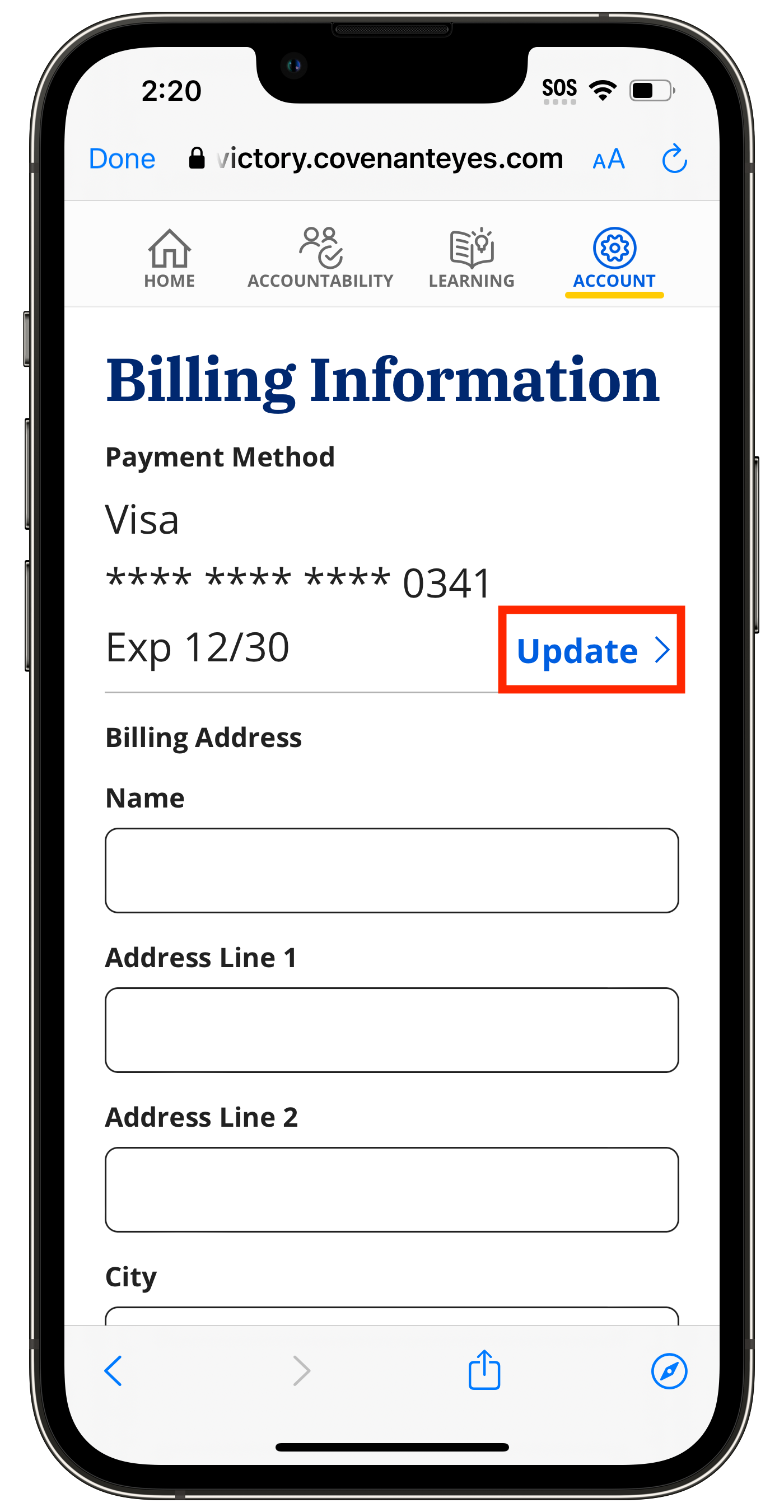 How do I pay an overdue balance? – Covenant Eyes Service Center