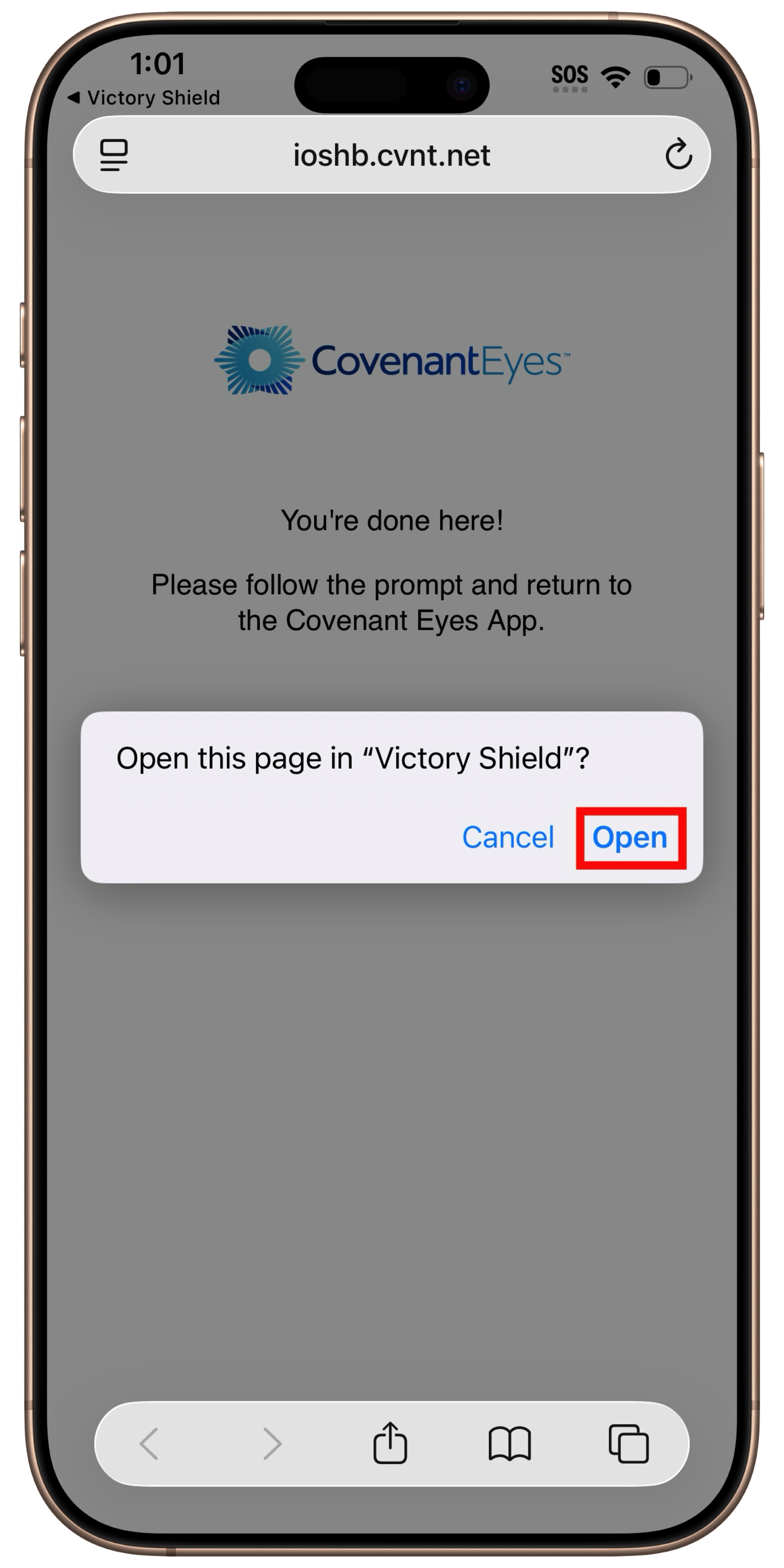 How do I install Victory Shield™ on an iPhone®? – Covenant Eyes Service ...