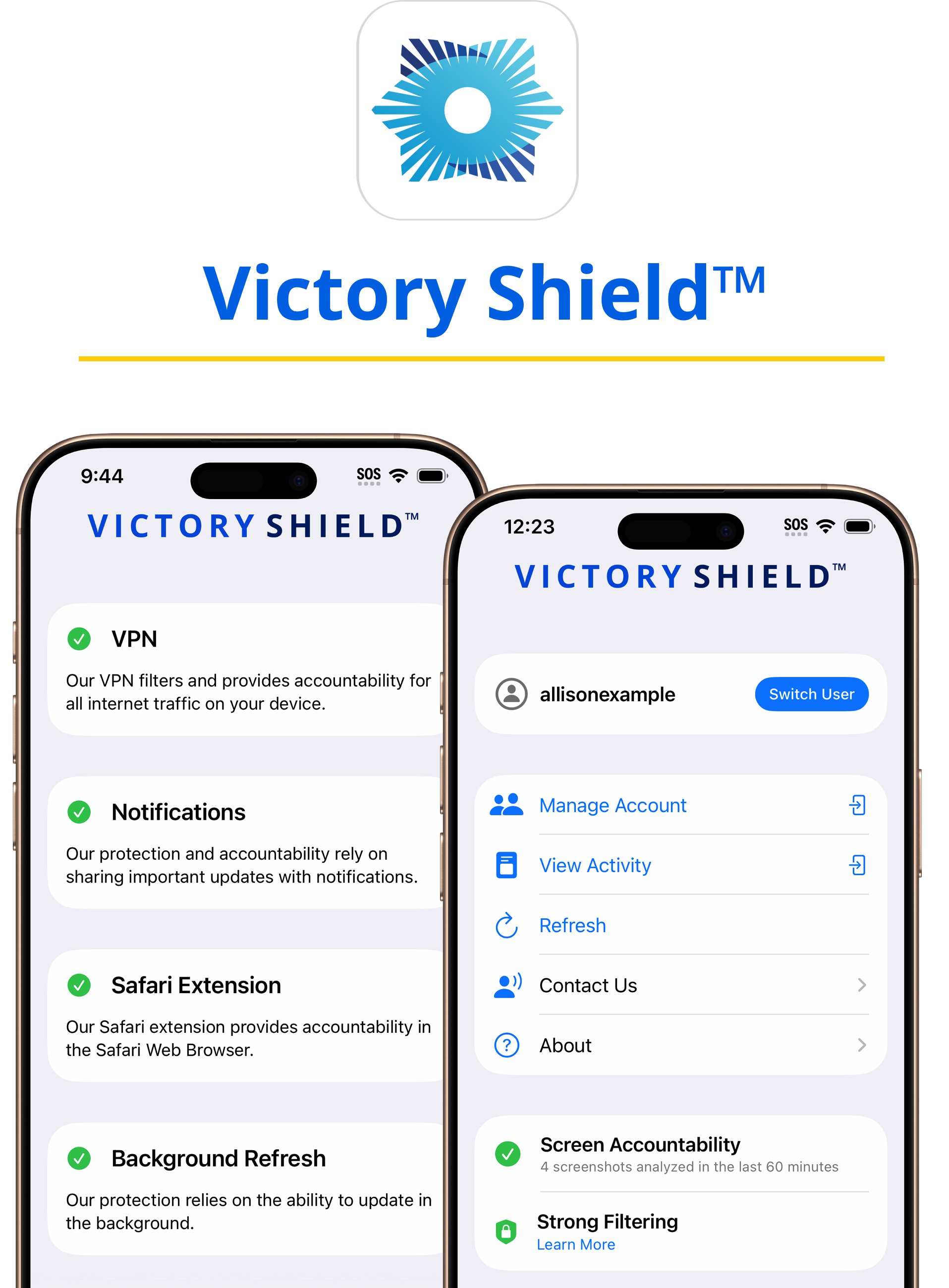 What is the difference between the Victory and Victory Shield™ apps ...