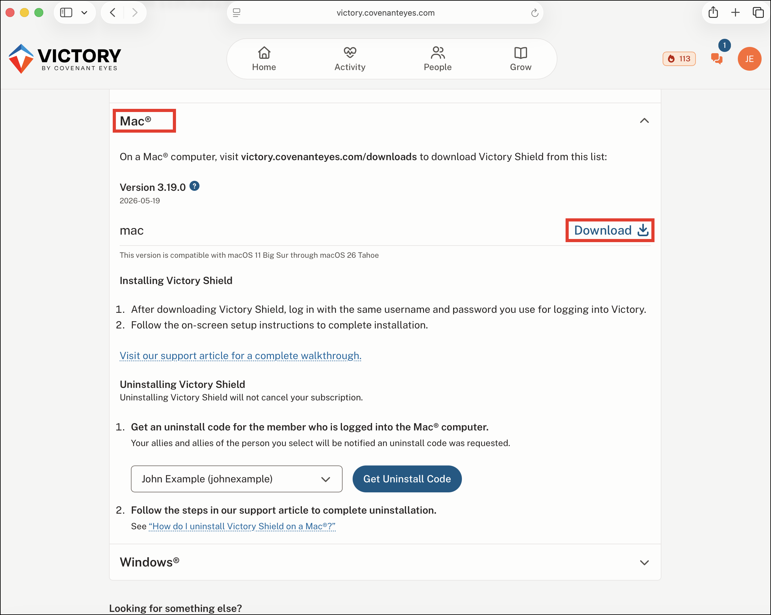 How do I install Victory Shield™ on a Mac®? – Covenant Eyes Service Center